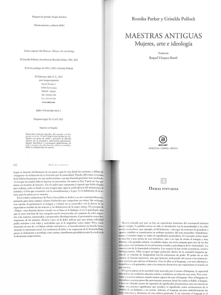 Pollock y Parker. Damas Pintadas | PDF