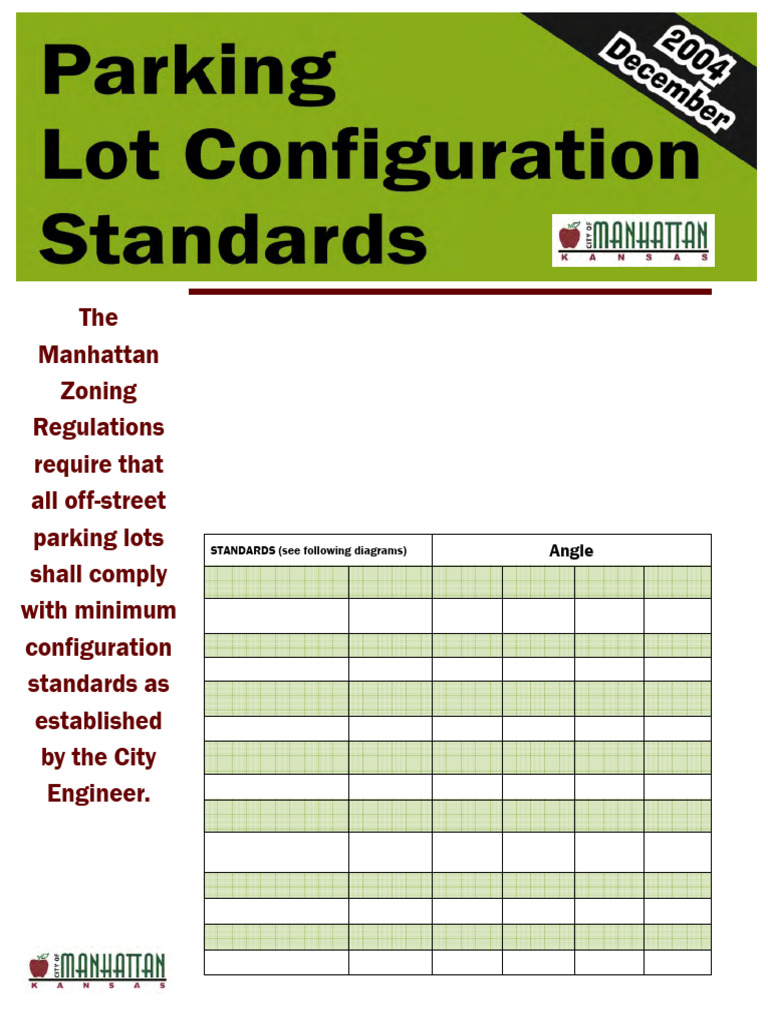 Manhattan Off-Street Parking Standards | PDF