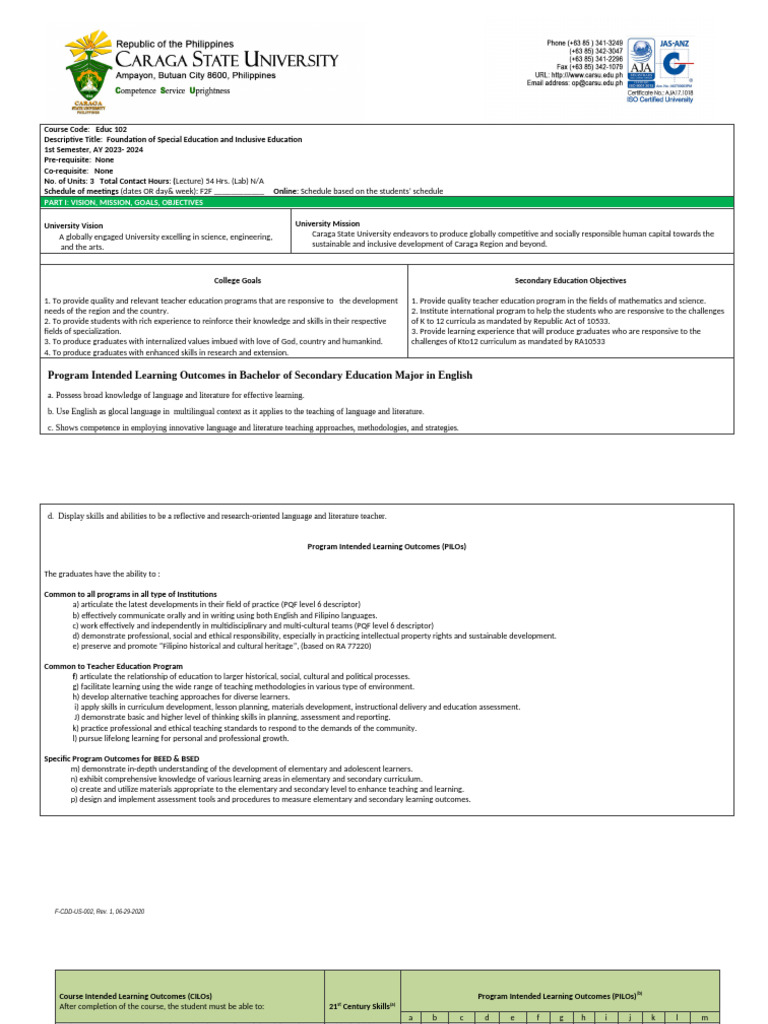 EDUC-102-New-Syllabus-2022-2023 | PDF EDUC-102-New-Syllabus-2022-2023 | PDF
