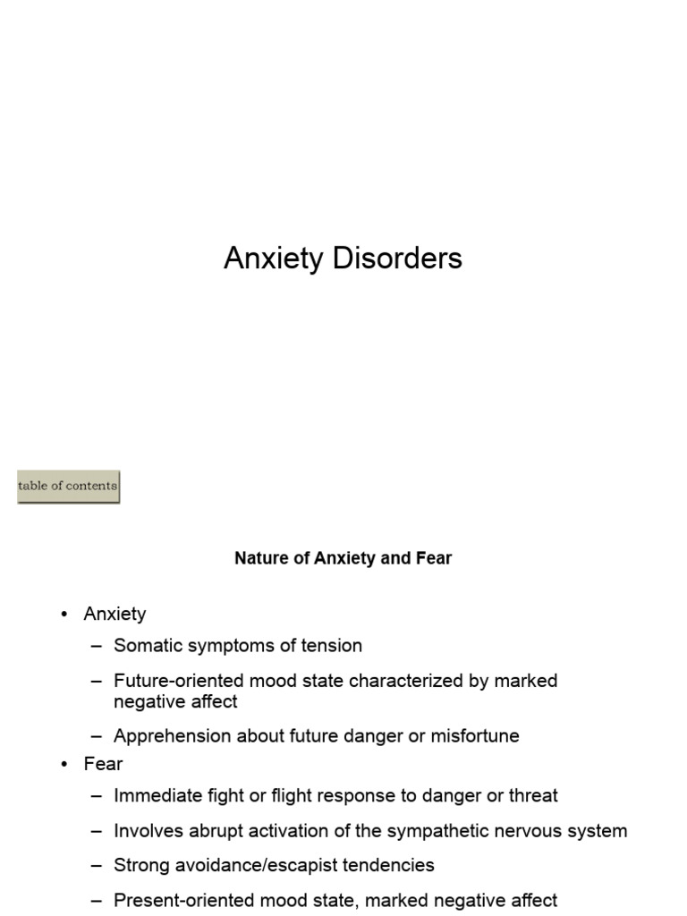 Understanding Anxiety Disorders | PDF | Obsessive–Compulsive Disorder ...