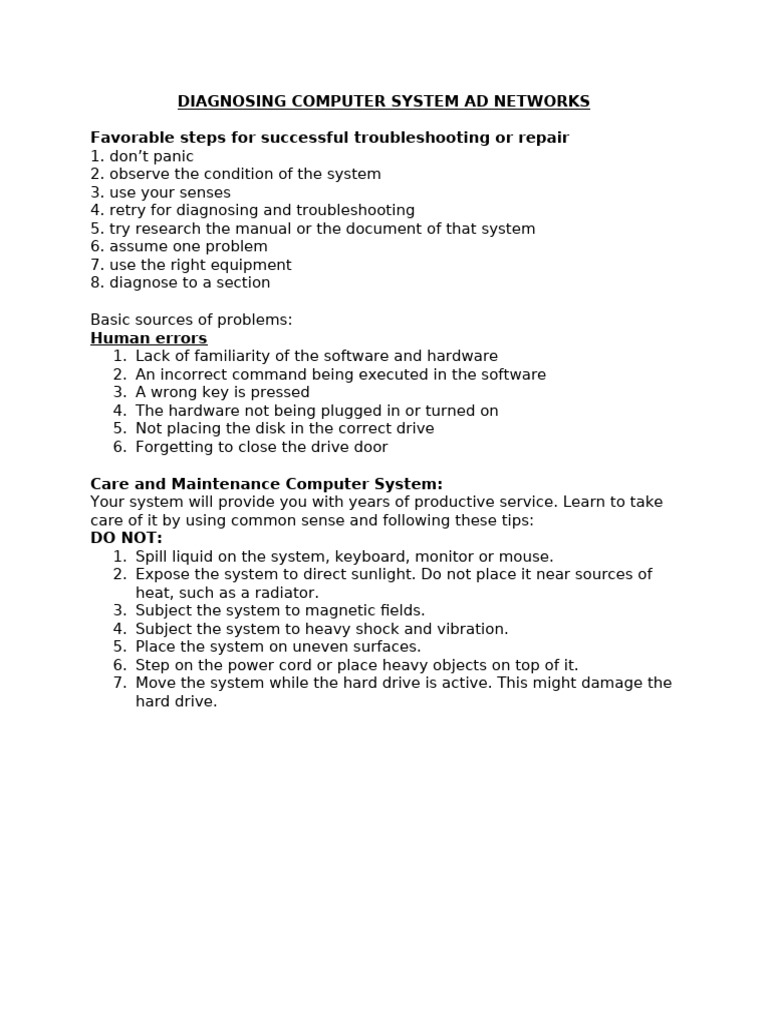 Tips And Procedure Chs Pdf