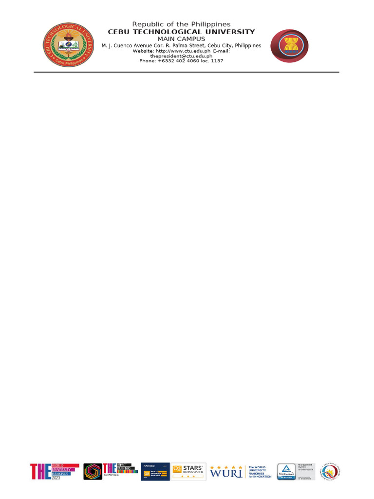 BLANK-CTU-LETTERHEAD Sample | PDF