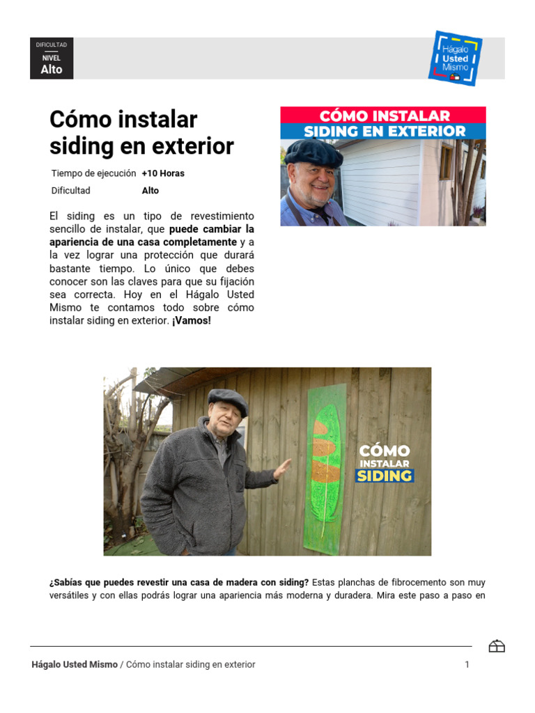 como-instalar-siding-en-exterior | PDF