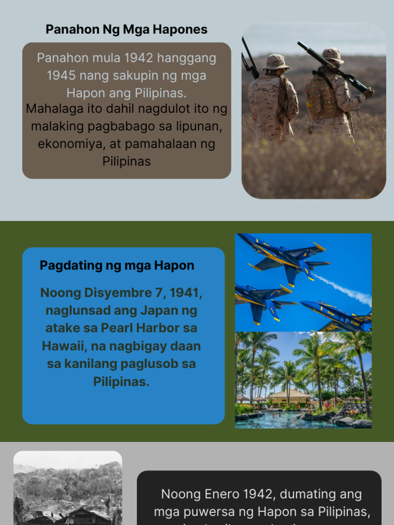 Panahon NG Hapon | PDF