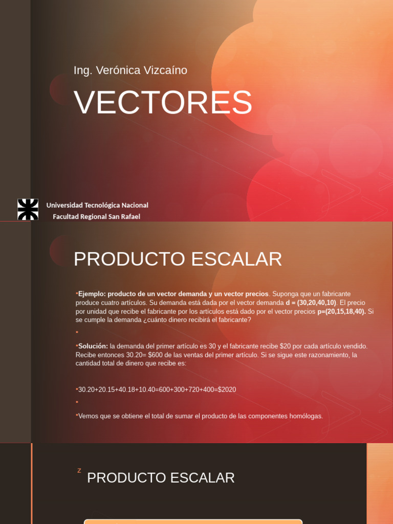 Vectores 2 | PDF