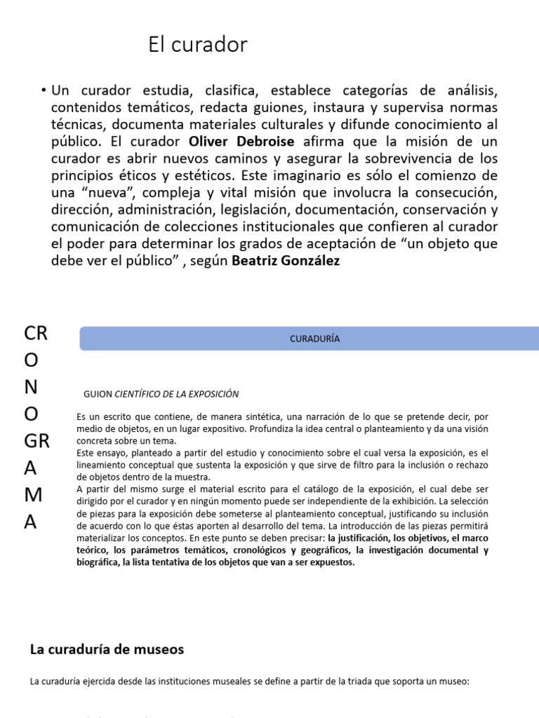 El Curador | PDF