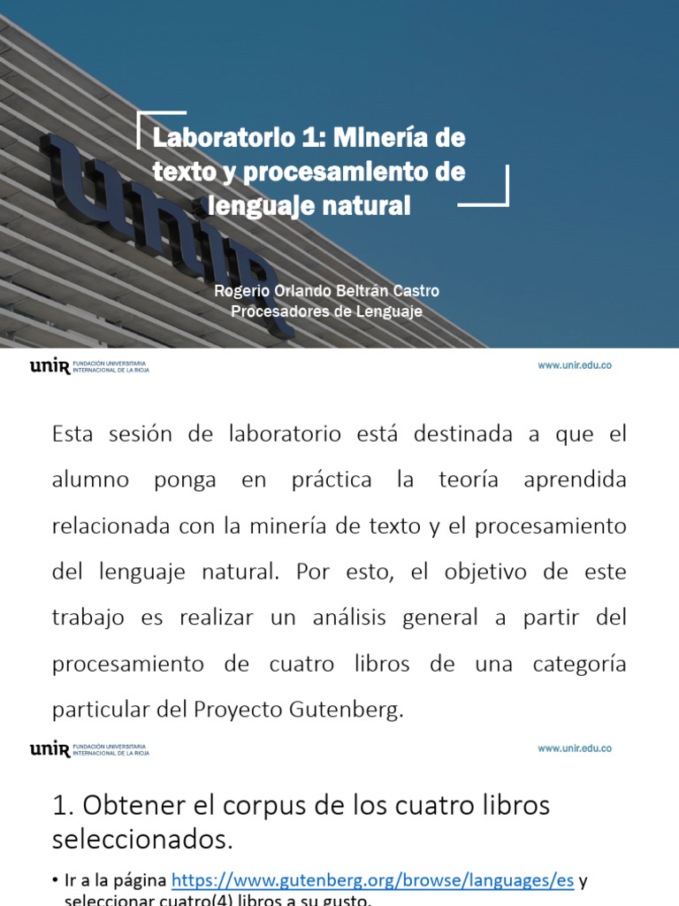 Lab Oratorio 01 | PDF