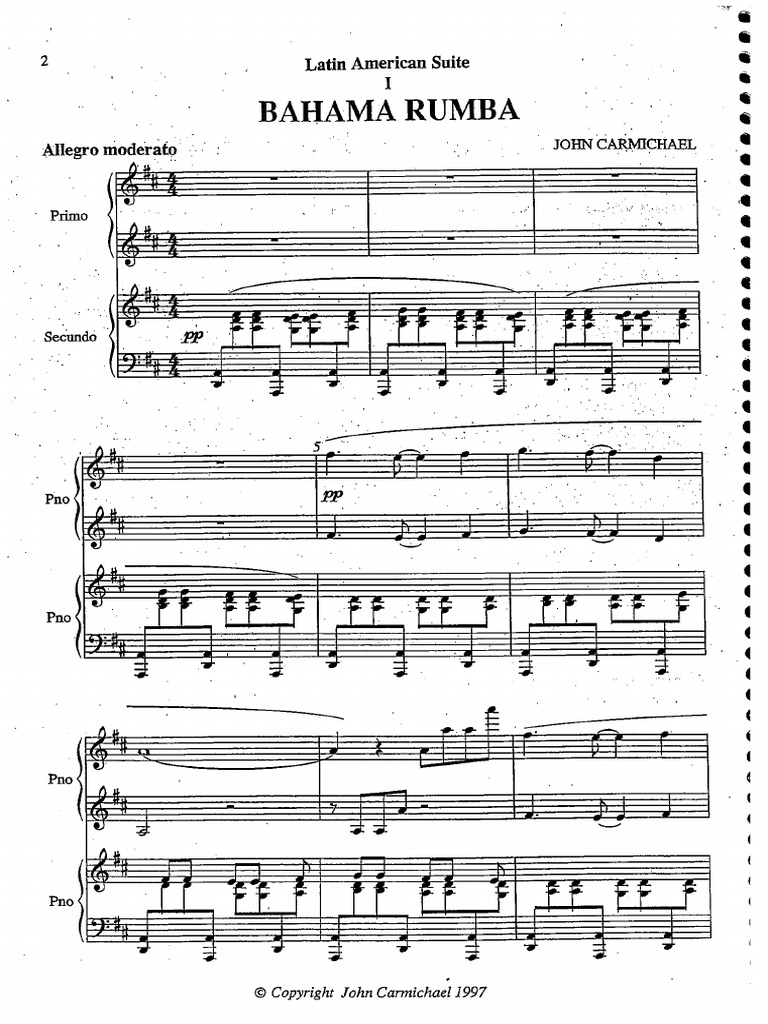 Bahama - Rumba Sheet Music | PDF