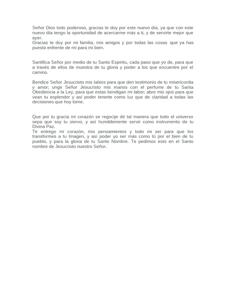 Señor Dios Todo Poderoso | PDF