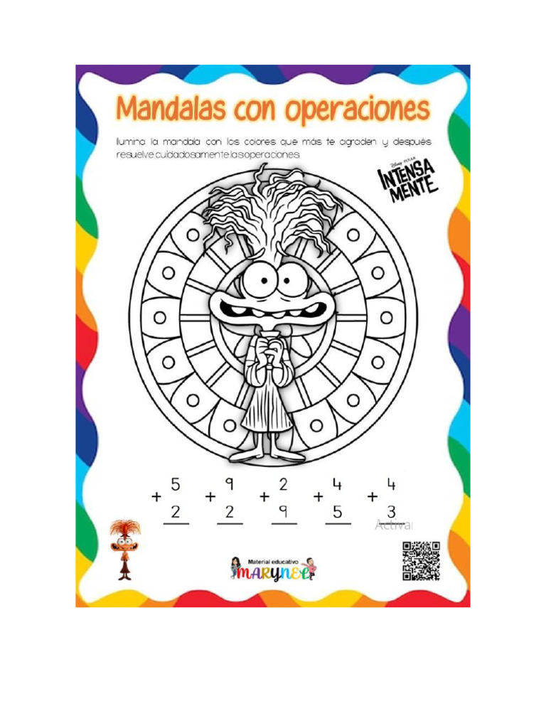 Mandalas Intensamente Con Sumas | PDF