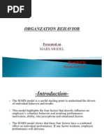 MARS Model of Individual Behavior | PDF | Motivational | Motivation
