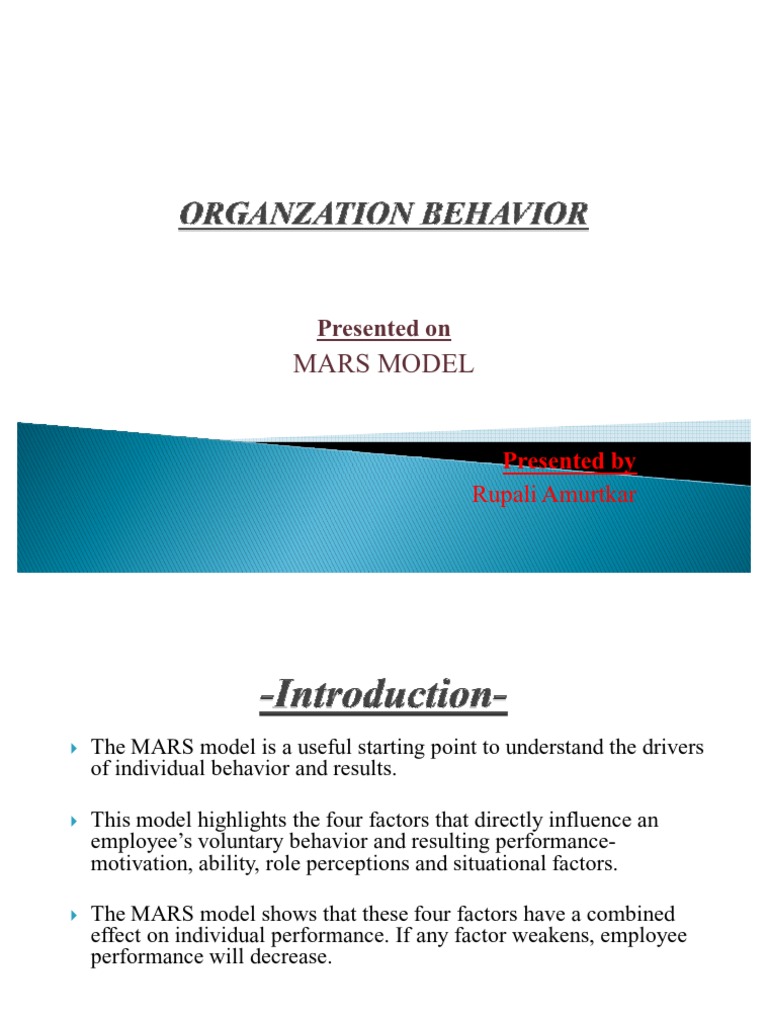 MARS Model | PDF