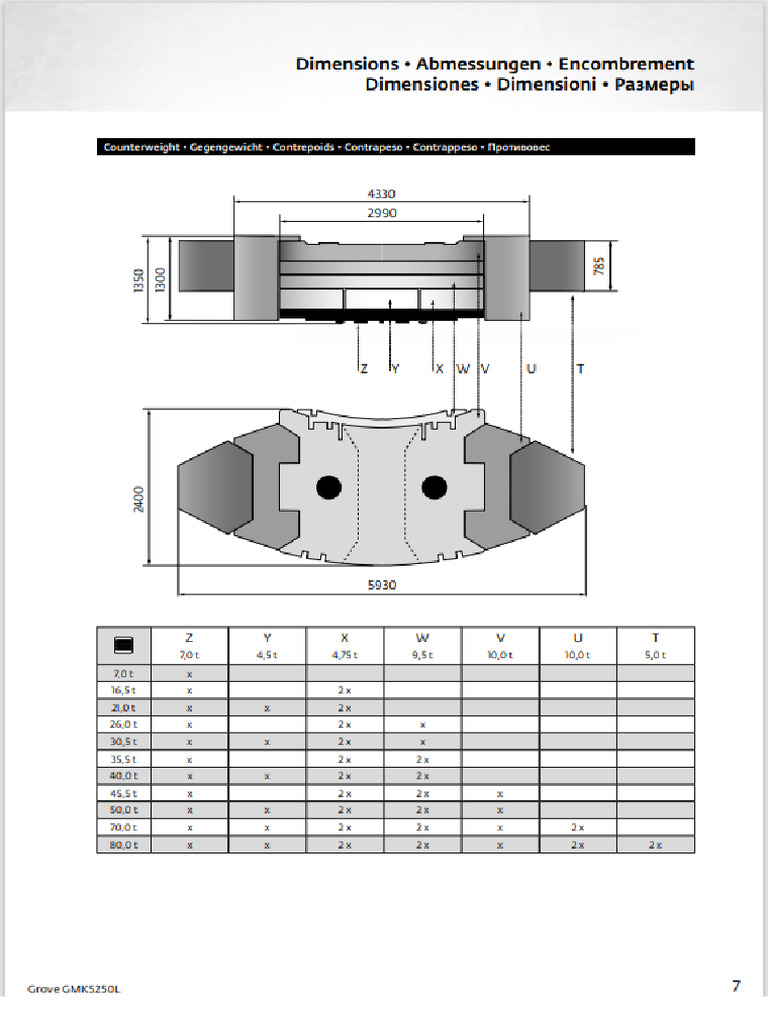GMK5250L Contrapeso | PDF
