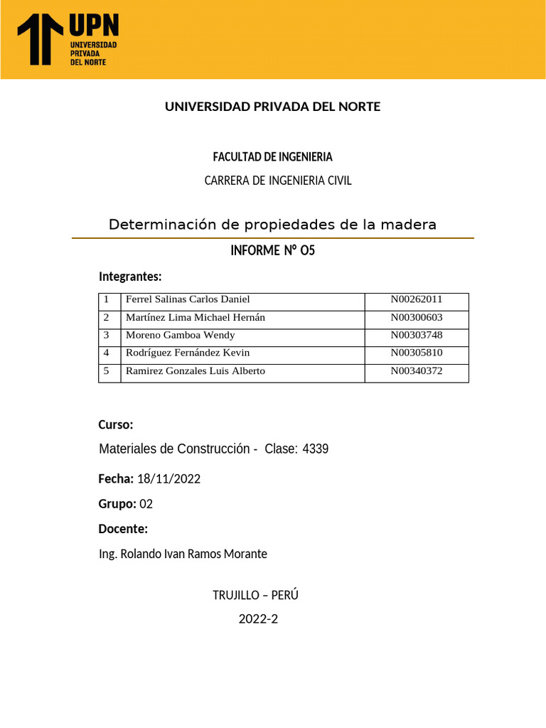 Inf05 Madera Eq2 | PDF