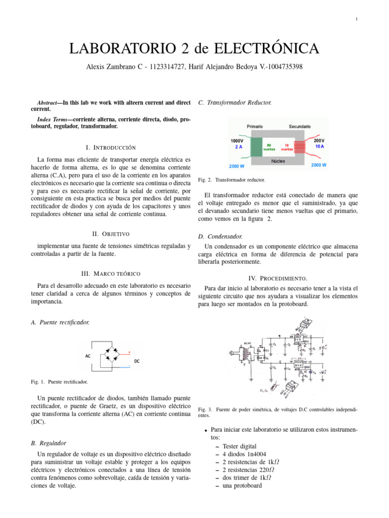 LABORATORIO_ELECTRONICA | PDF