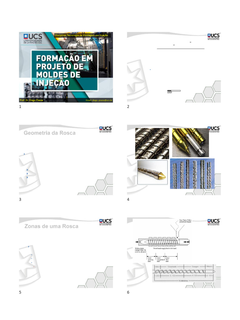 AULA 07 - Tec. Mold. Injeção - Projeto Moldes - 6 Ed. 2023-2 Estudantes ...