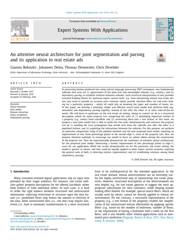 An Attentive Neural Architecture | PDF