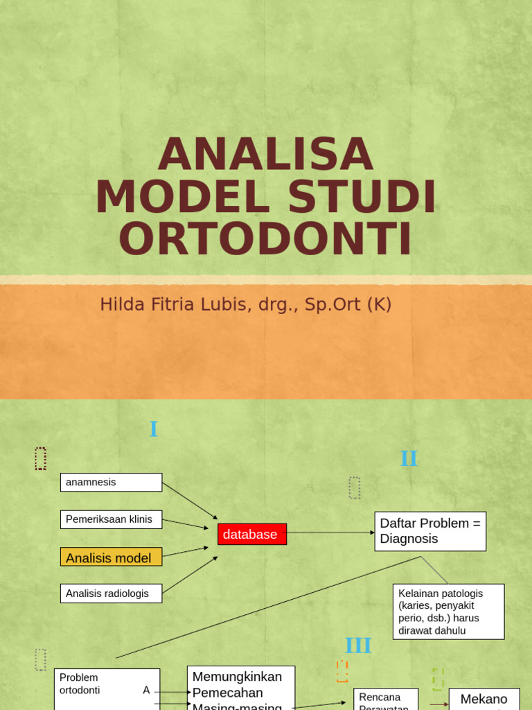 Analisa Model Studi Ortodonti | PDF