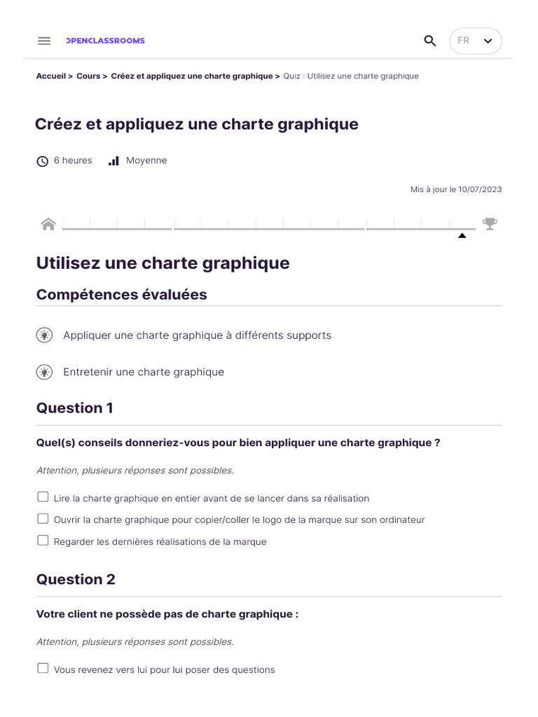 Utilisez Une Charte Graphique - OpenClassrooms | PDF