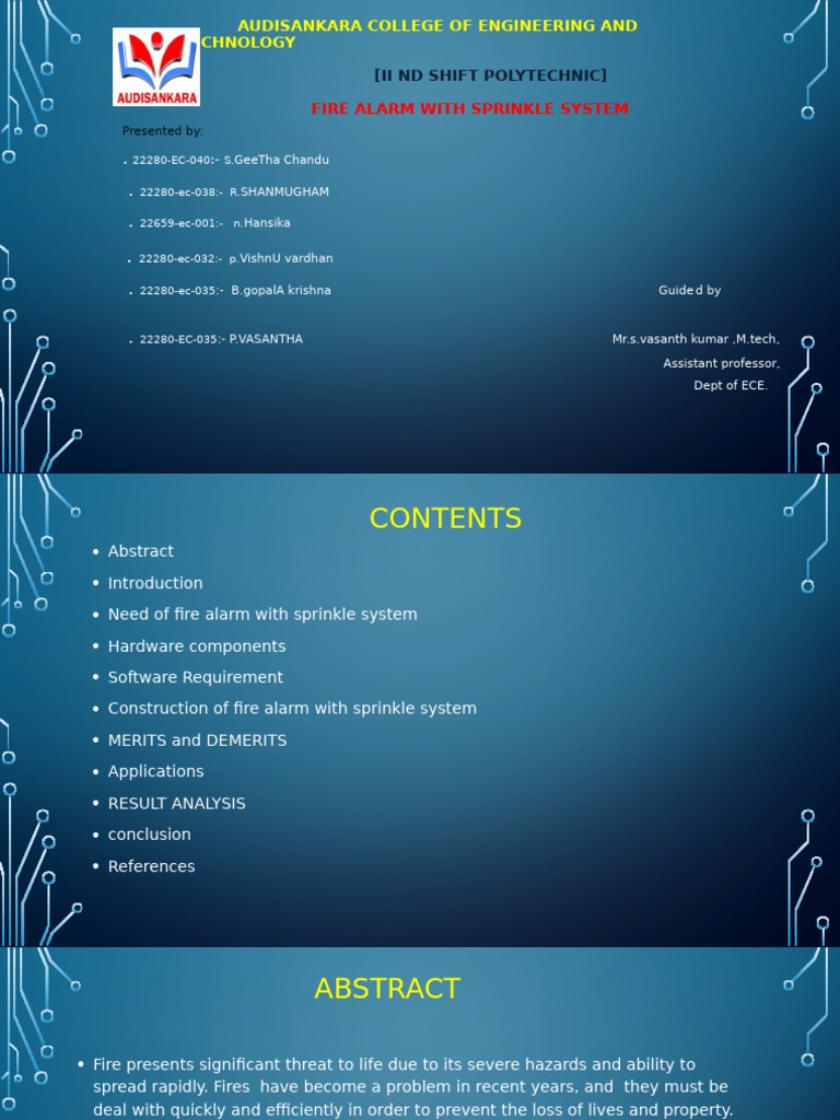 Fire Alarms (Batch 7) | PDF