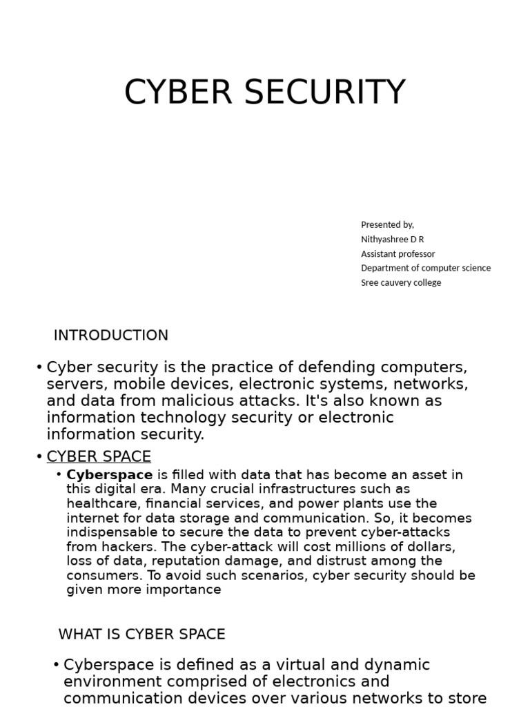Cyber Security | PDF
