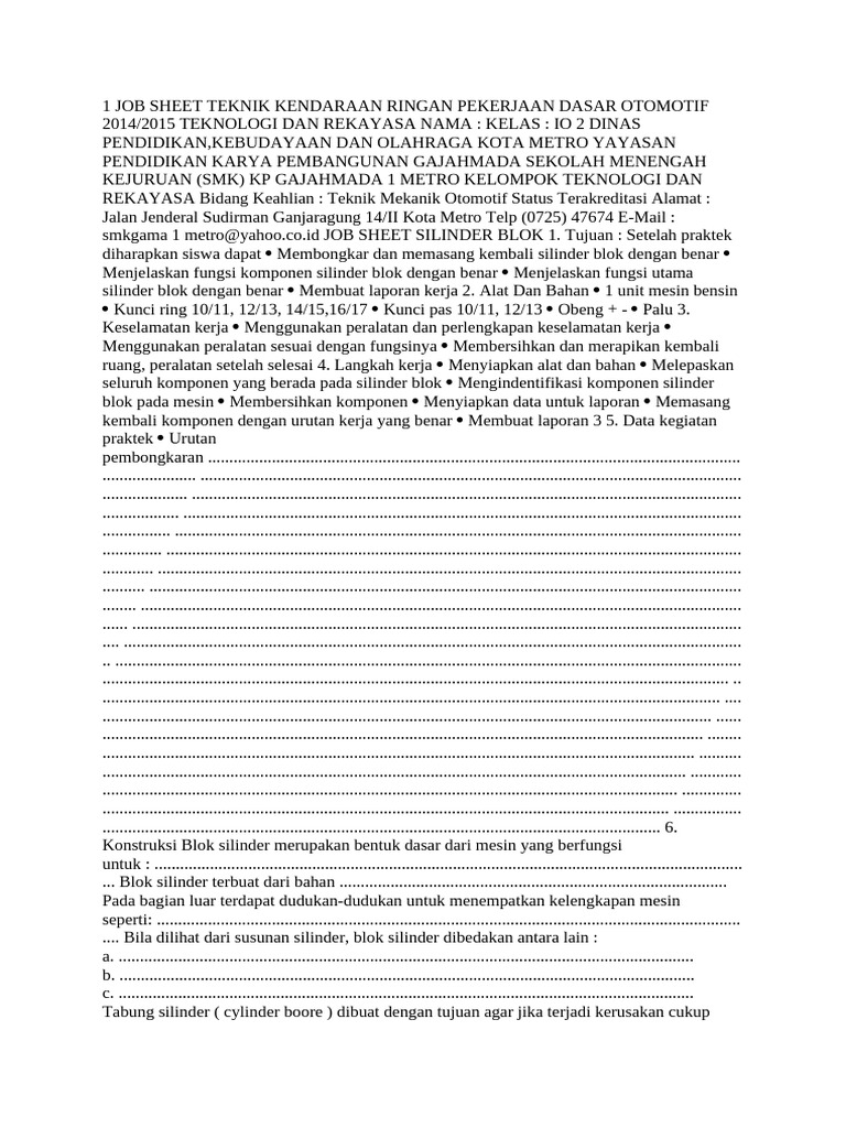 1-job-sheet-teknik-kendaraan-ringan-pekerjaan-dasar-otomotif-2014-pdf