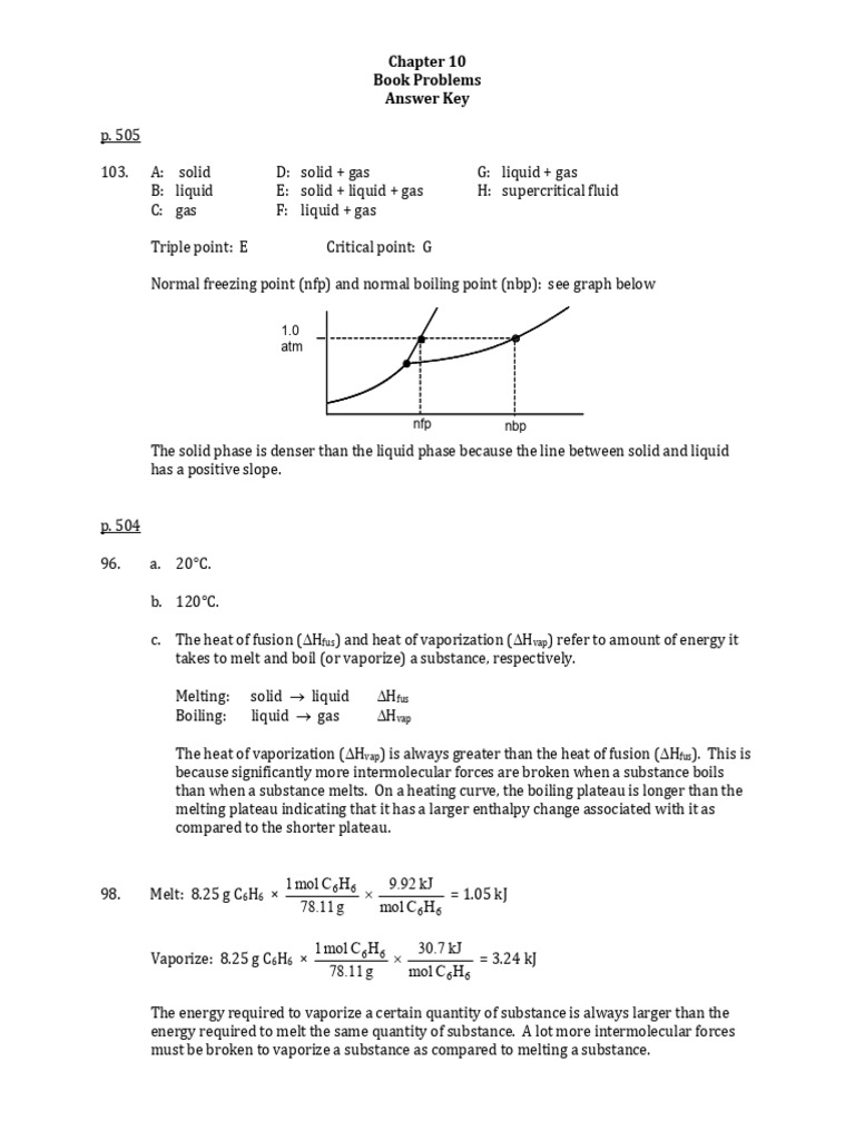 Answers To CH 10 Req Book Probs | PDF