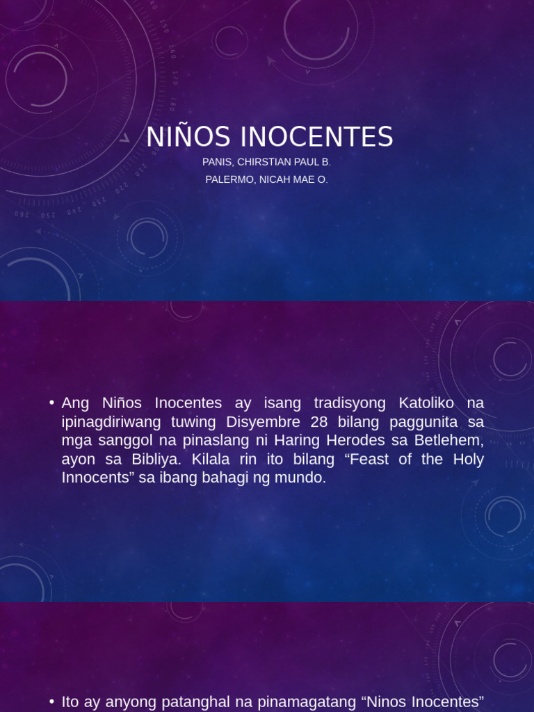 Niños Inocentes | PDF