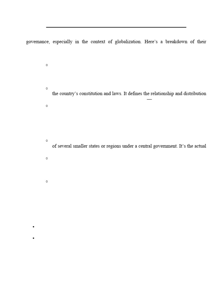 Federalism, Confederalism & Federation | PDF