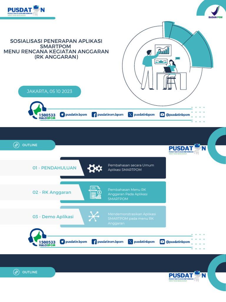 Sosialisasi SMART POM RK Anggaran 2024 | PDF