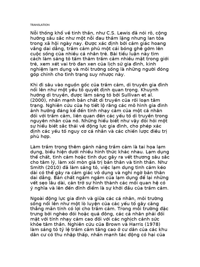 TRANSLATION 1st draft | PDF