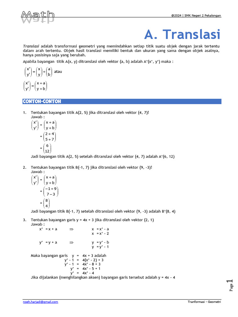 Materi Transformasi | PDF