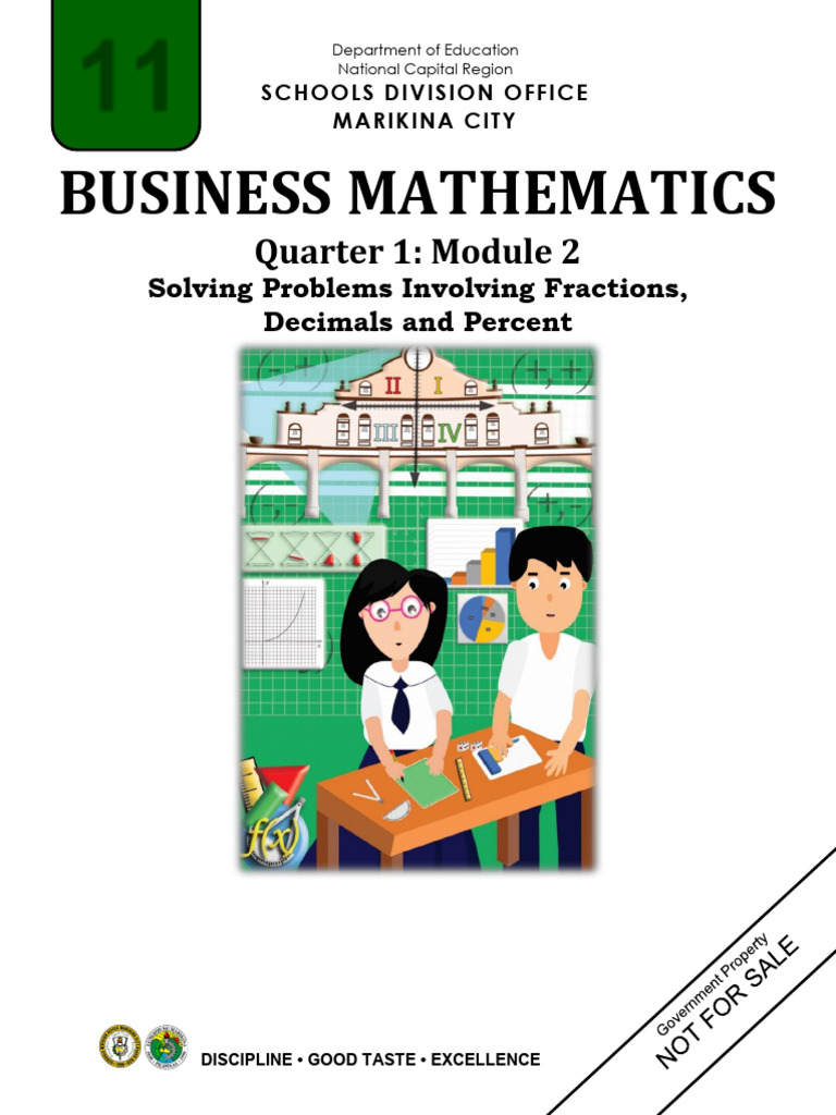 Solving Problems Involving Fractions, Decimal and Percent | PDF ...