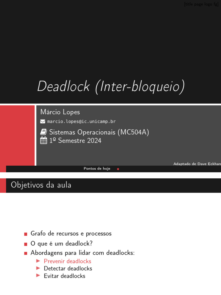 Deadlock Parte-1 | PDF
