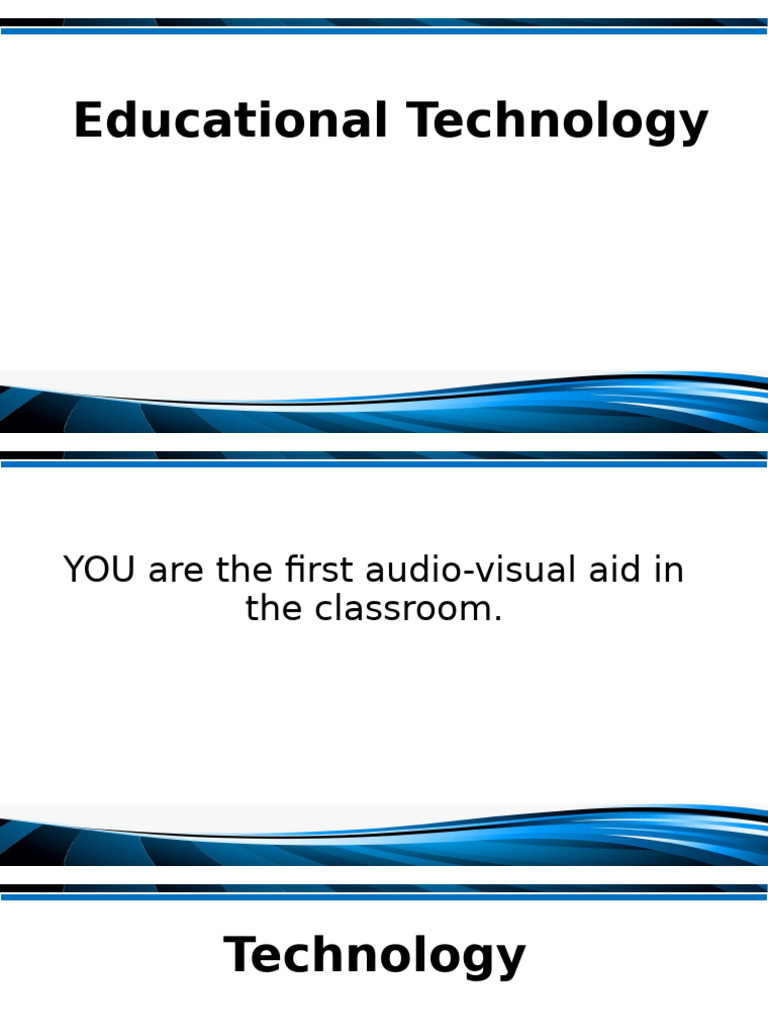 Educational Technology | PDF