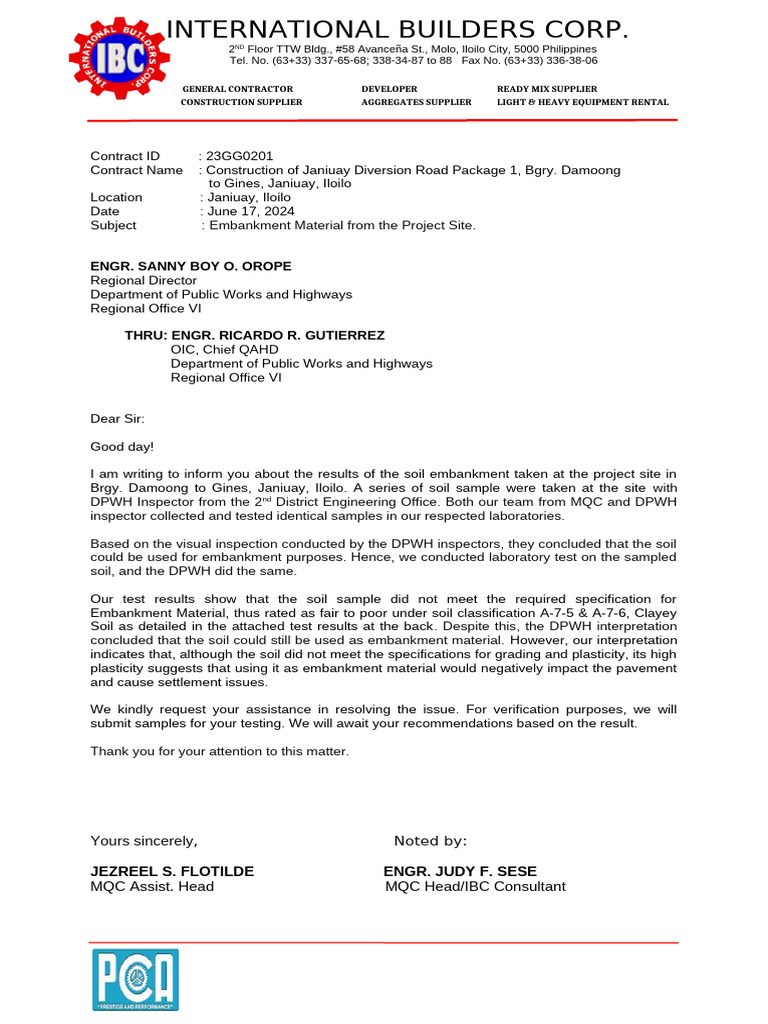 IBC Letter Head | PDF