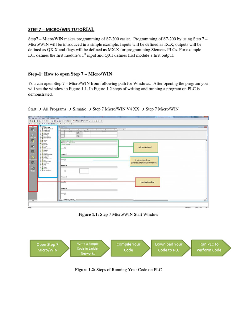 Step 7 Micro Win Tutorial | PDF