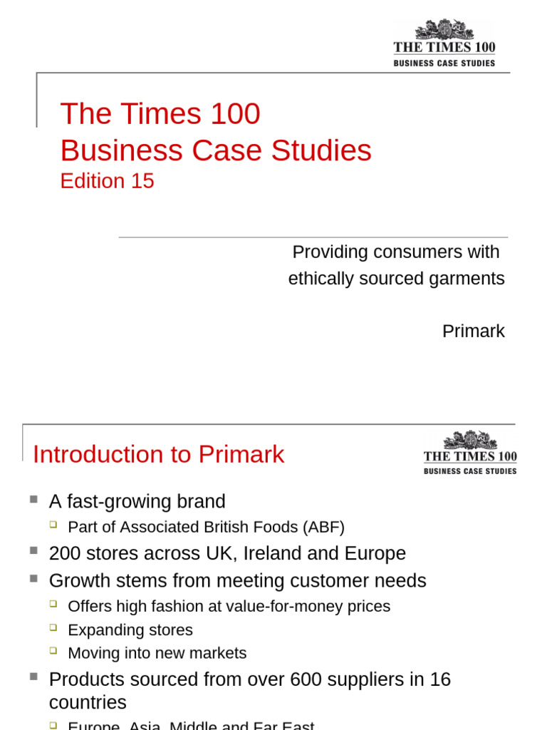 Primark Edition 15 Powerpoint | PDF