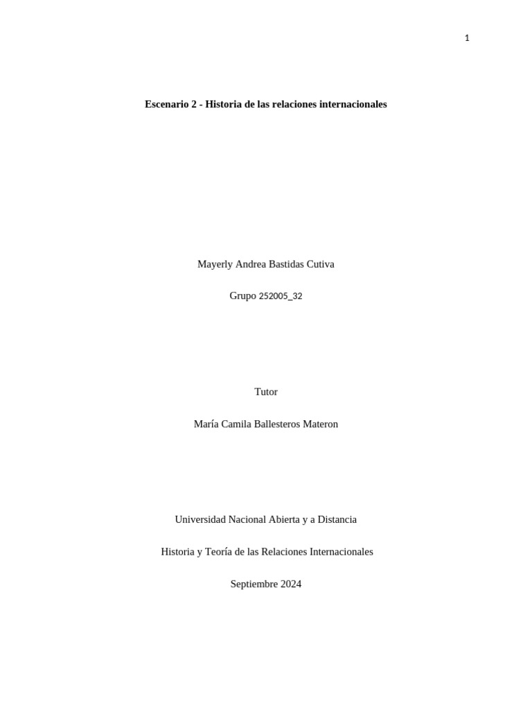 "Escenario 2 - Línea Del Tiempo y Análisis - f46546 - Mayerly Bastidas Cutiva | PDF