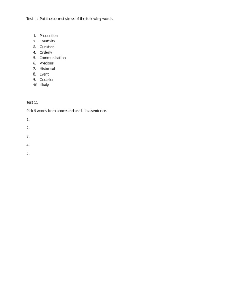 Stress Worksheet | PDF