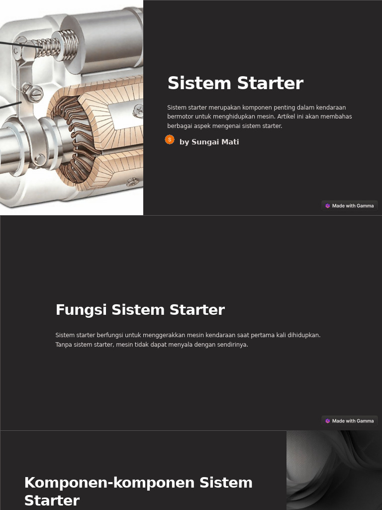 Sistem Starter | PDF