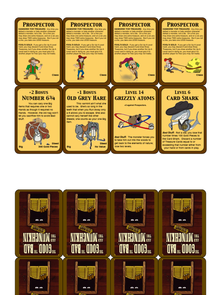 Munchkin Cards 1 | PDF