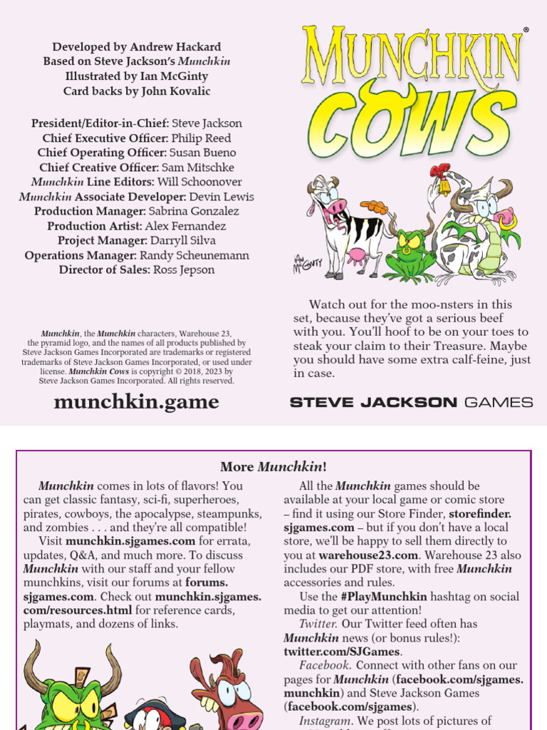 Munchkin Cows | PDF