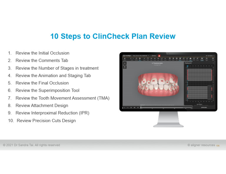 ClinCheck Review Sessions 1, 2, 3 | PDF