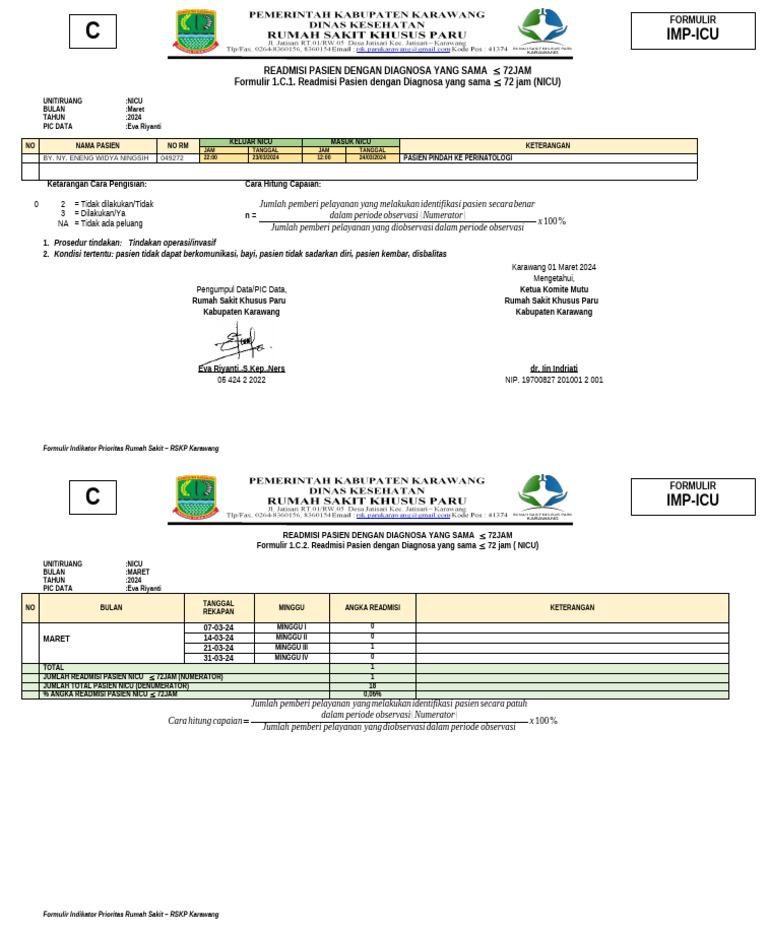 09 Impu - Readmisi Nicu Maret 2024 | PDF