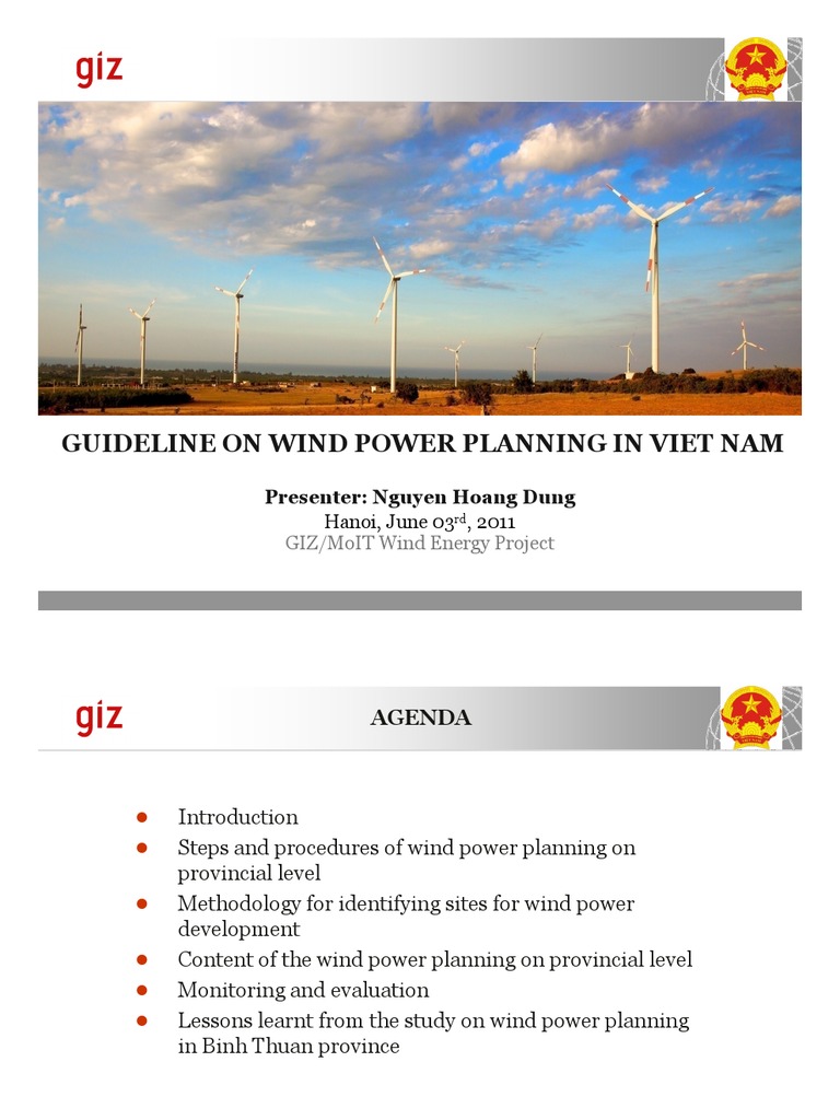 Wind Handbook Wind Energy Project GIZ PECC3 ENG | PDF | Wind Power ...