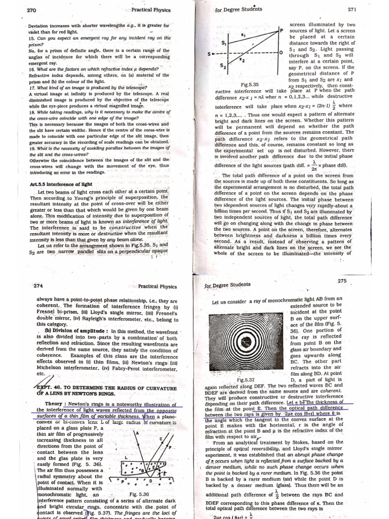 6-O4 - Newton's Rings | PDF