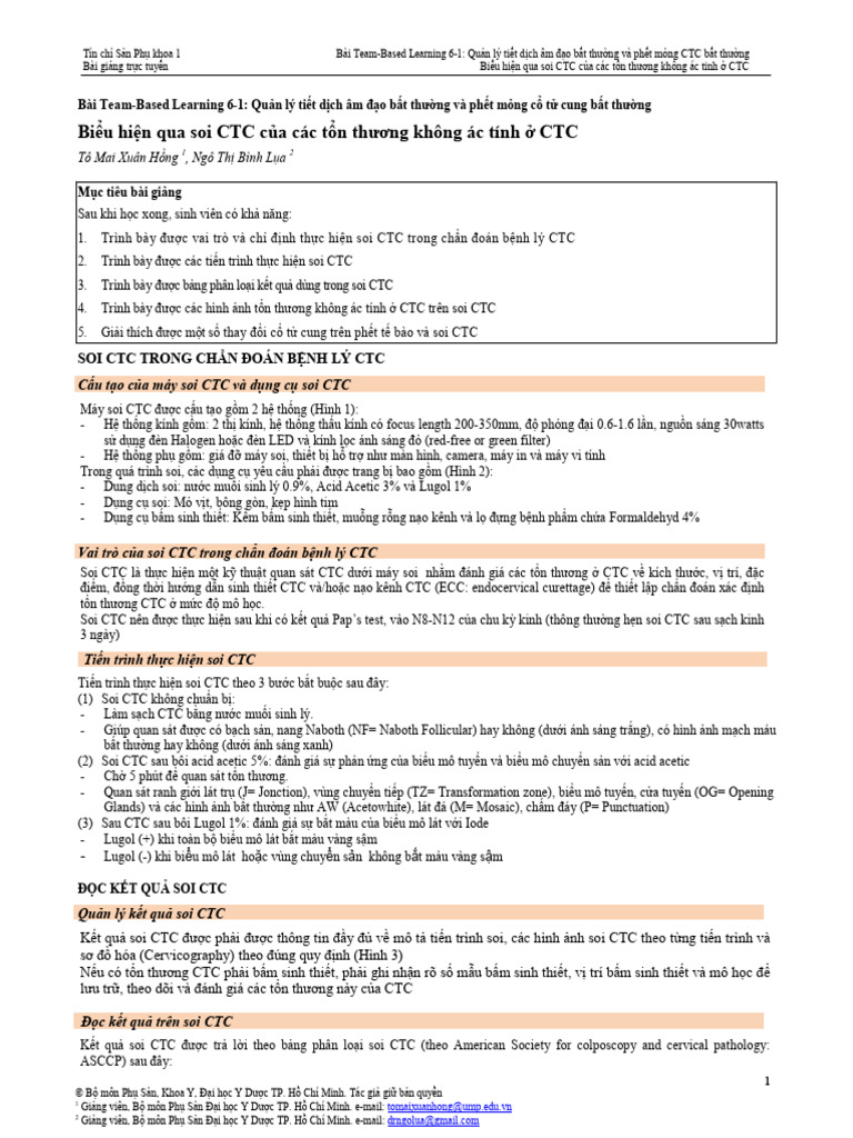 Bai 615 Hinh Anh Cac Ton Thuong Khong Ac Tinh Cua Co Tu Cung Qua Soi Co ...