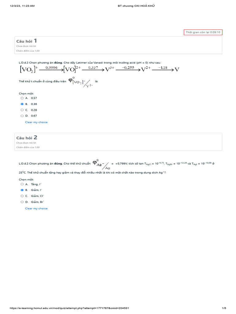 BT Chương OXI HOÁ KH | PDF