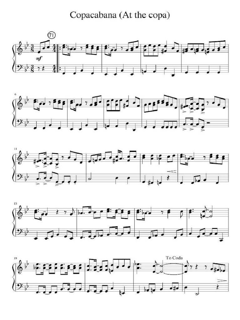 Copacabana | PDF